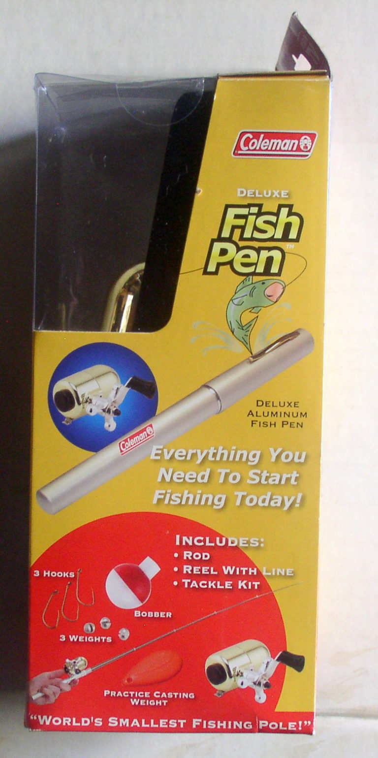 Coleman Fish Pen World’s Smallest Fishing Pole Full Function Casting ...